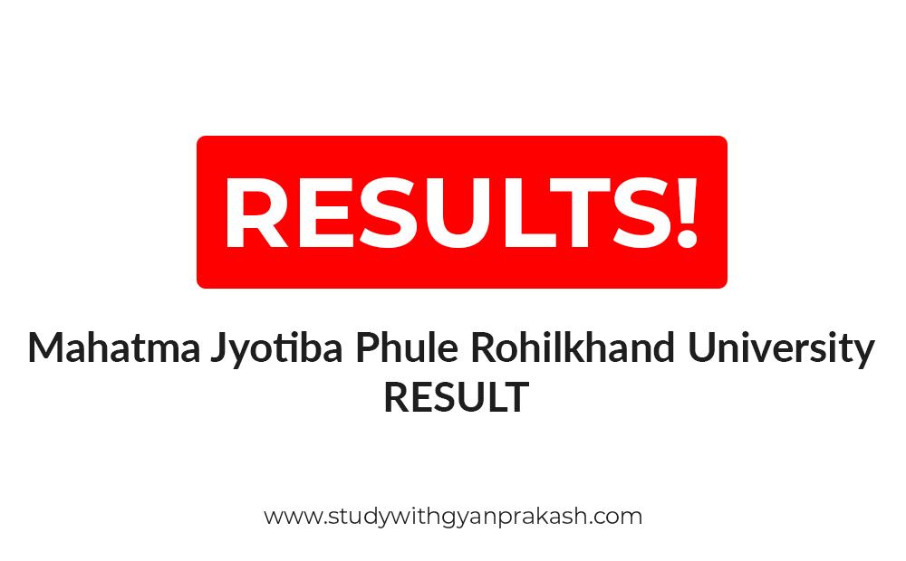 Mahatma Jyotiba Phule Rohilkhand University RESULT Archives ...